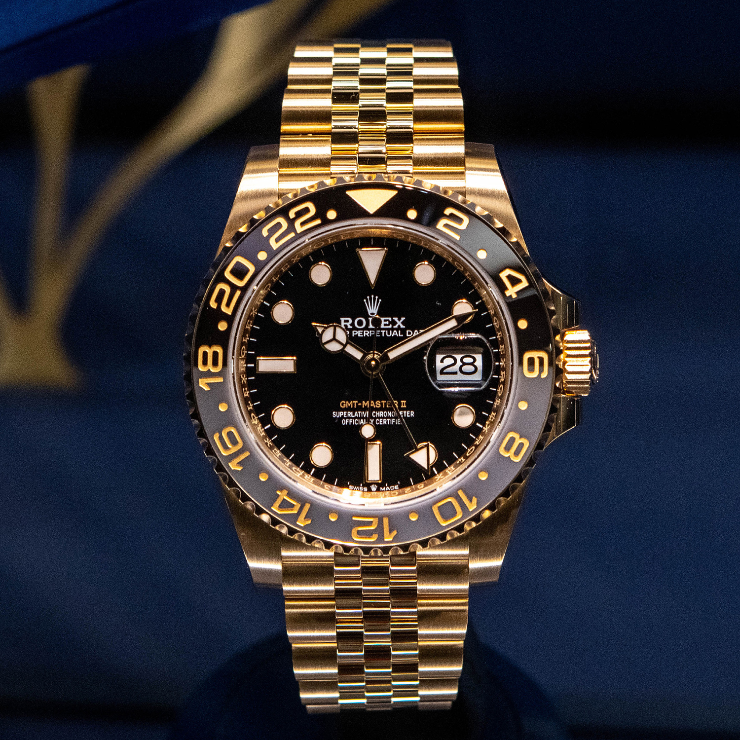Rolex GMT-Master II NEW RELEASE 2023 Jubilee 18ct Yellow Gold ...